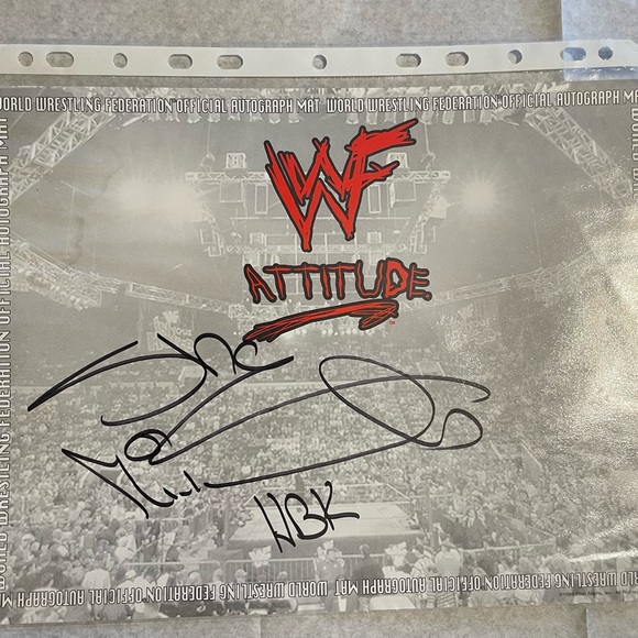 WWE | Other | Officially Licensed Wwe 8x Signature Mat Signed By Shawn ...
